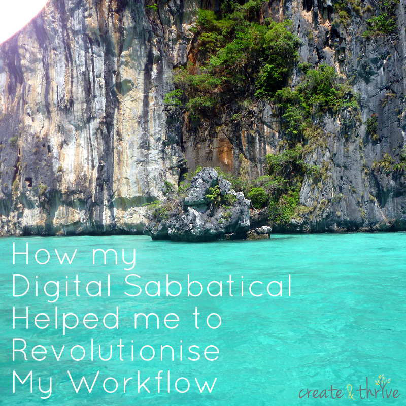 How my Digital Sabbatical Helped me to Revolutionise My Workflow ...