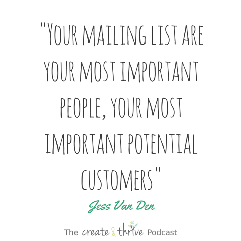 [48] Why a Mailing List is Non-Negotiable | Create & Thrive