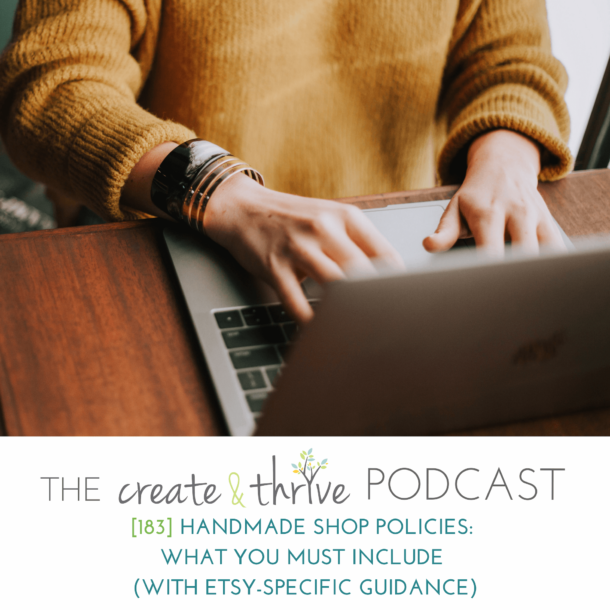 [183] Handmade Shop Policies: What you MUST Include (with Etsy-Specific ...